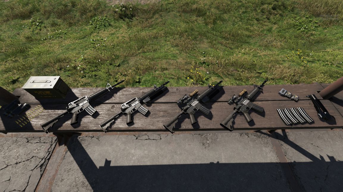 M4 - 4 Versions RHS compatible - Arma Reforger Workshop