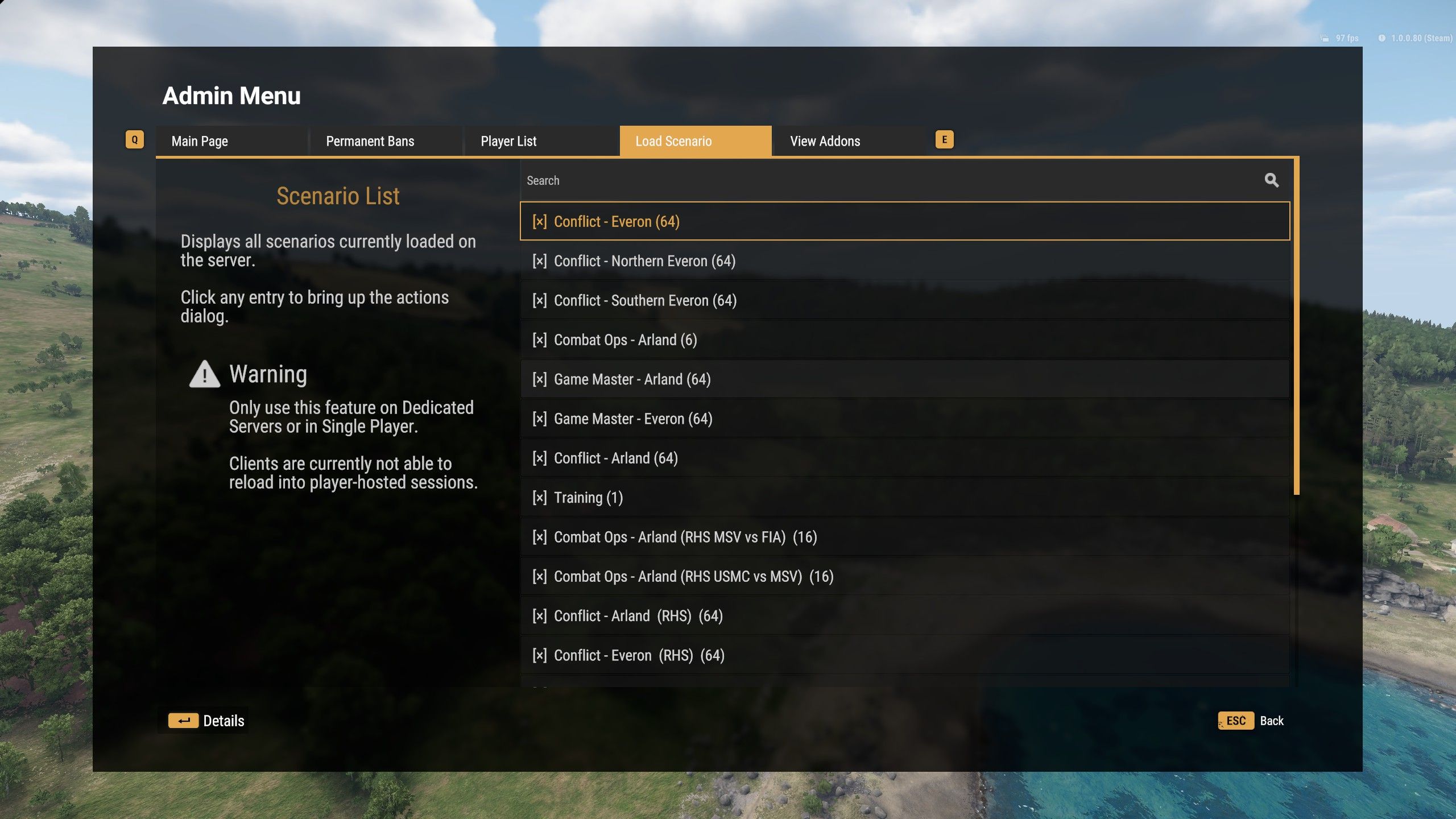 Scenario Reload Menu - Arma Reforger Workshop