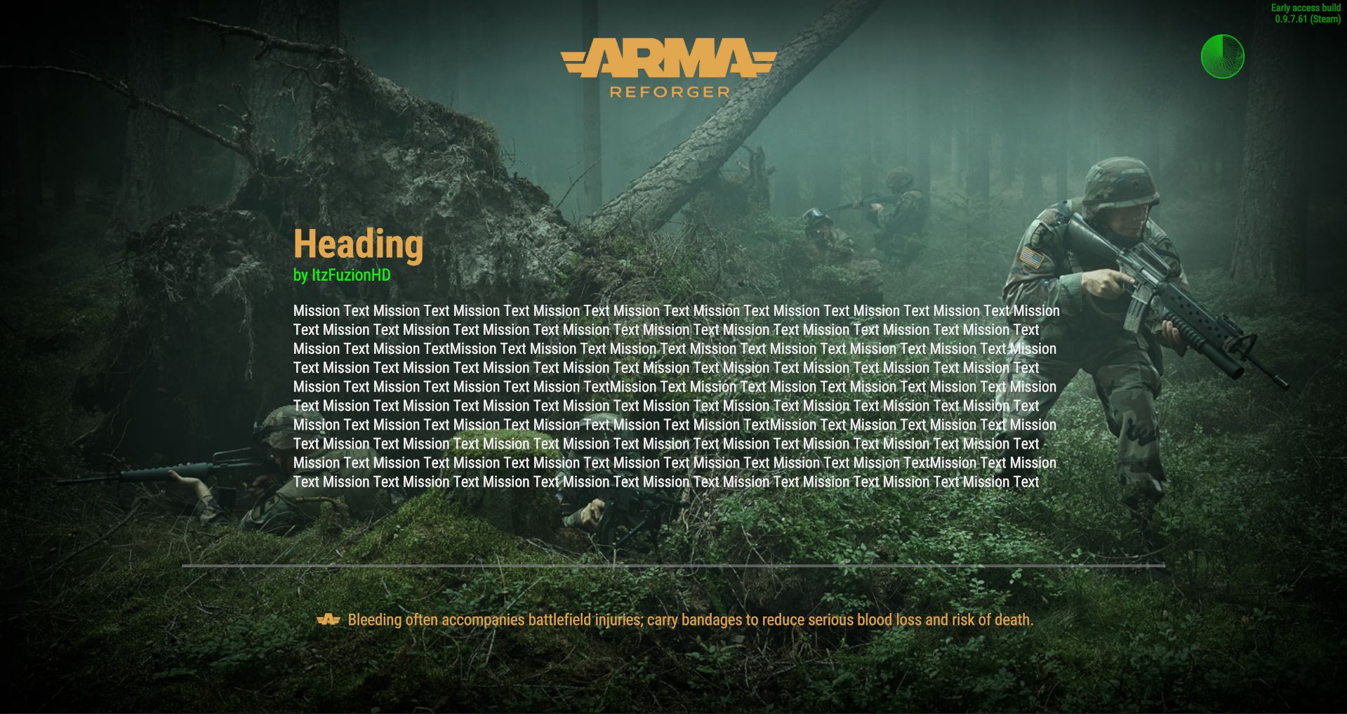 Custom Loading Screen - Arma Reforger Workshop