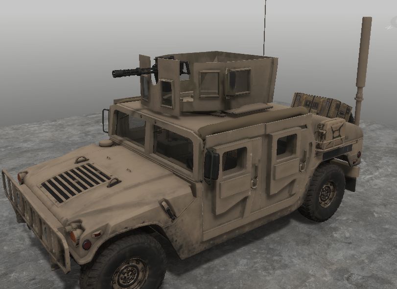 Minigun Humvee - Arma Reforger Workshop