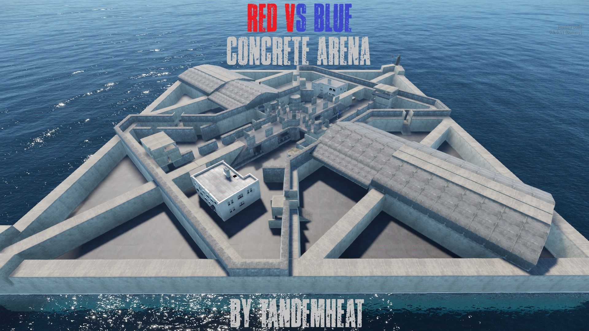Red vs Blue Concrete Arena - Arma Reforger Workshop