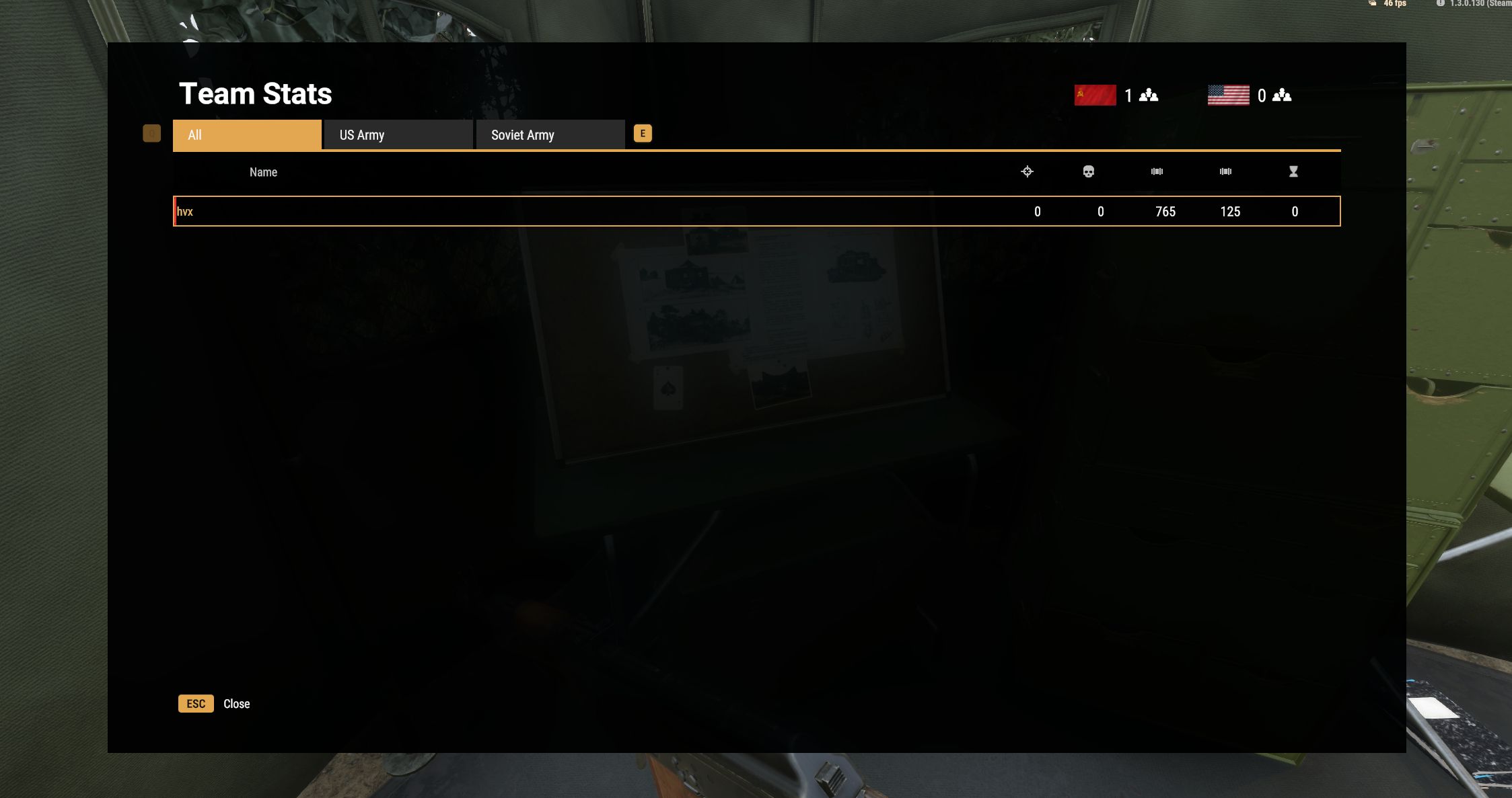 Landaire - In Game Stats Menu - Arma Reforger Workshop