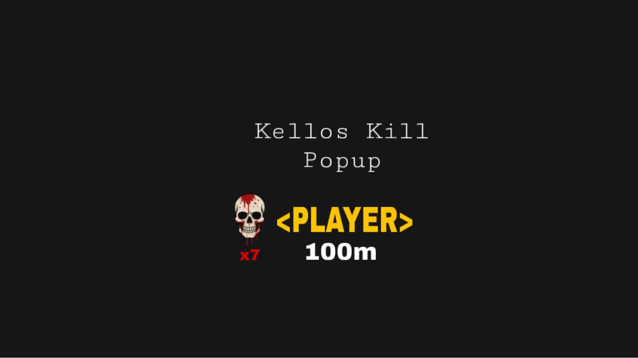 Kellos Kill Popup - Arma Reforger Workshop