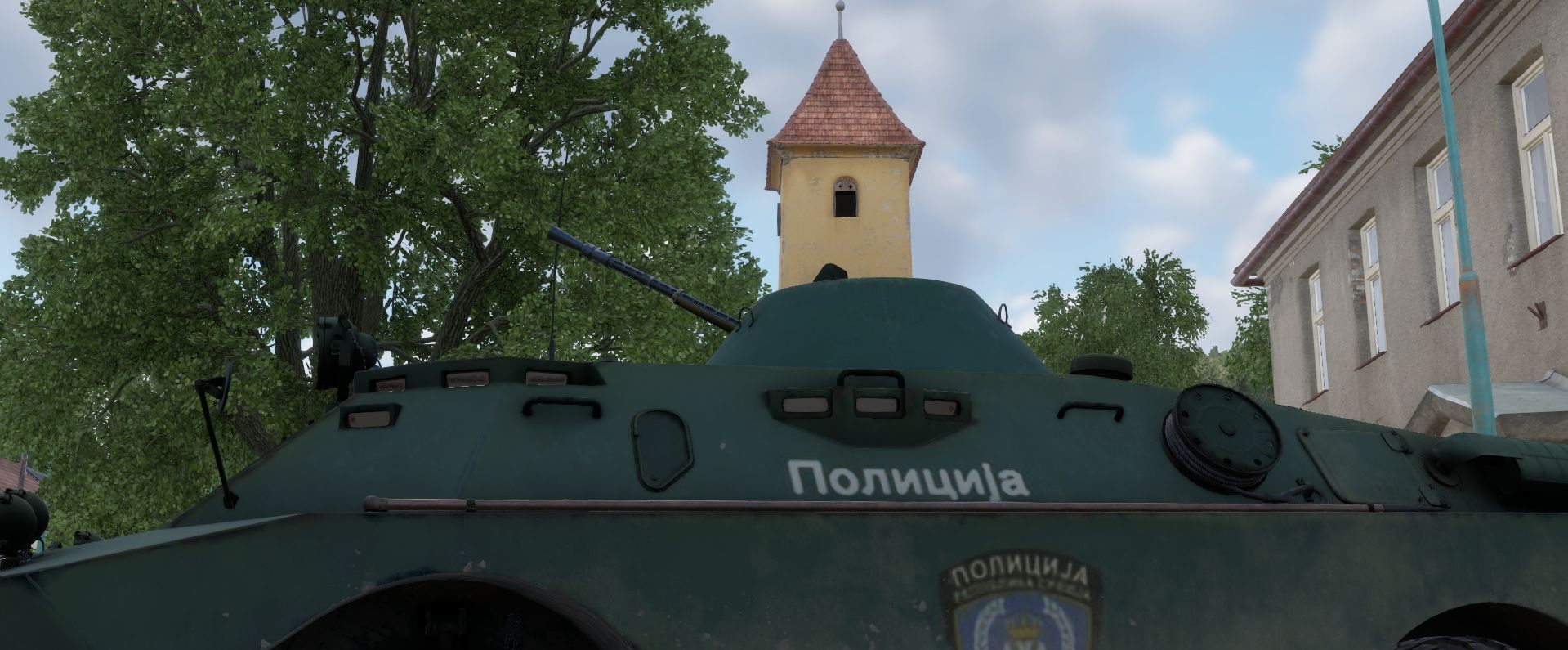 BRDM-2 Serbian police - Arma Reforger Workshop