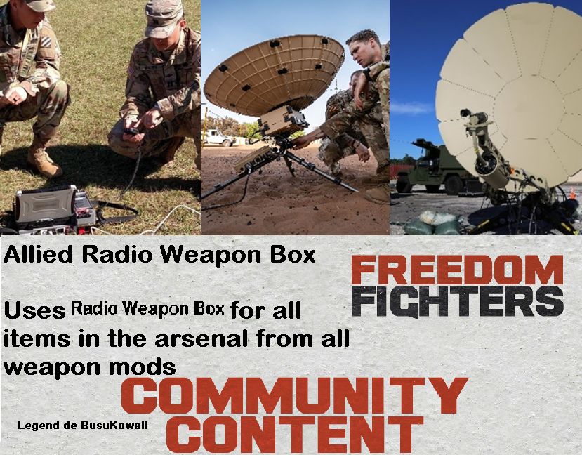 FF - Allied Radio Weapon Box - Arma Reforger Workshop