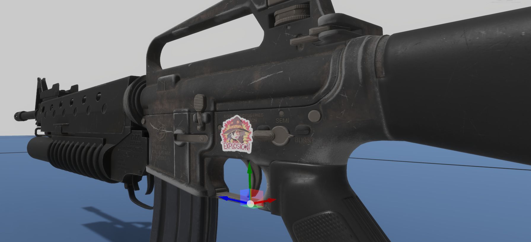 Megumin fans M16A2 Test - Arma Reforger Workshop