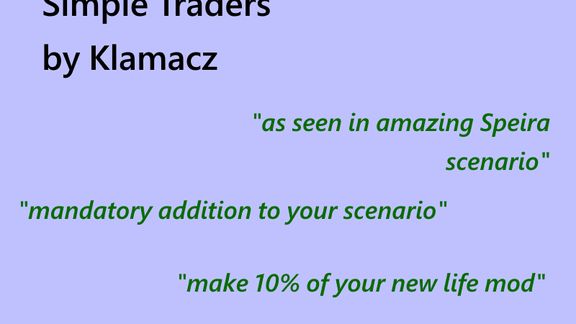 Simple Traders - Arma Reforger Workshop